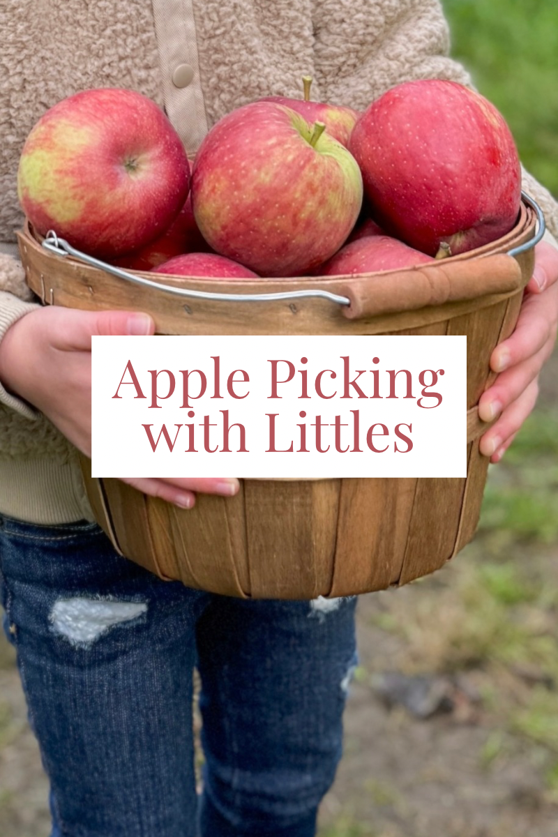 apple picking with littles-1